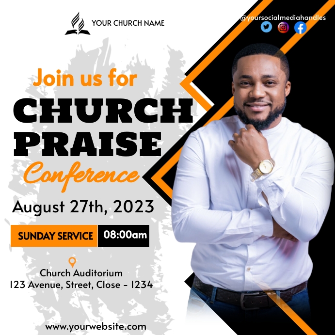Church concert flyers Template | PosterMyWall