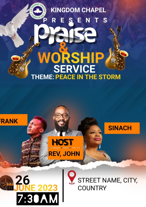 Church concert template | PosterMyWall