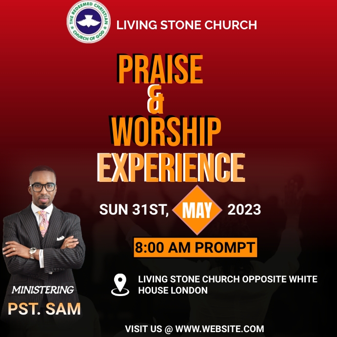 Plantilla de Church concert template | PosterMyWall