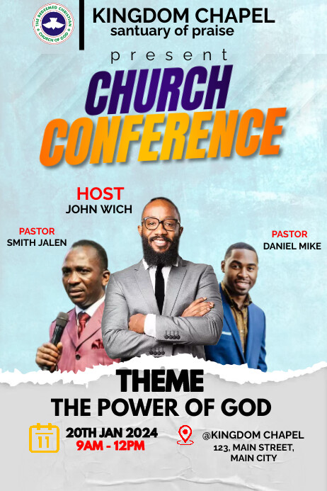 CHURCH CONFERENCE (1) Template | PosterMyWall