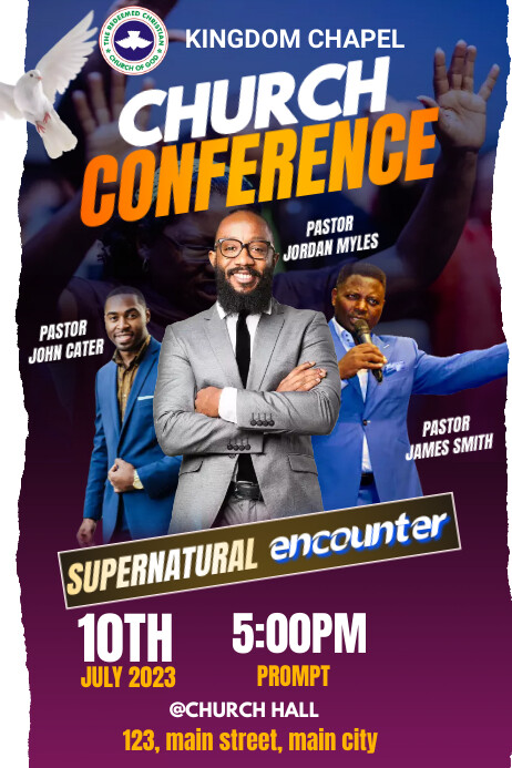 CHURCH CONFERENCE (15) Template | PosterMyWall