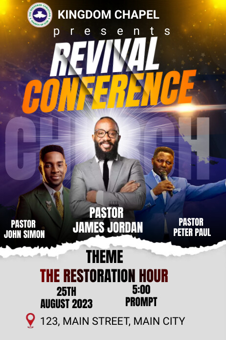 CHURCH CONFERENCE (2) Template | PosterMyWall