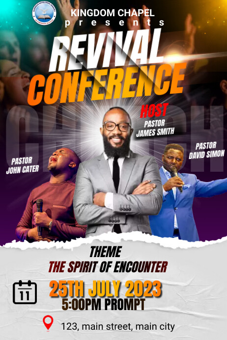 CHURCH CONFERENCE (2) Template | PosterMyWall