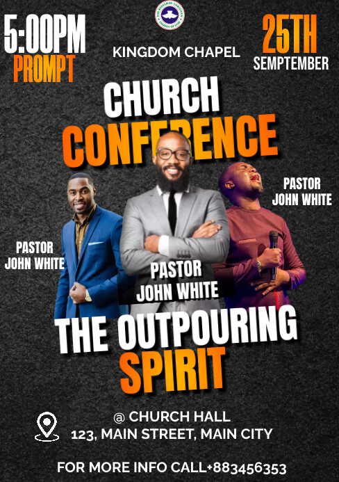 CHURCH CONFERENCE (4) Template | PosterMyWall