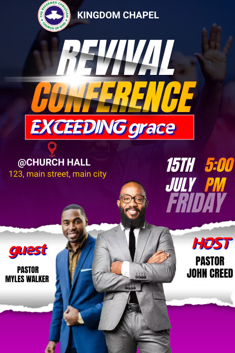 CHURCH CONFERENCE (4) Template | PosterMyWall