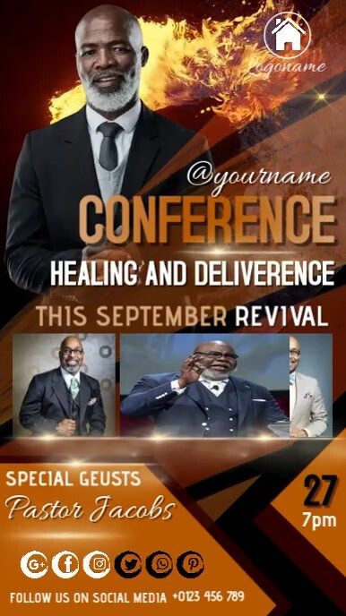 church conference ad template | PosterMyWall