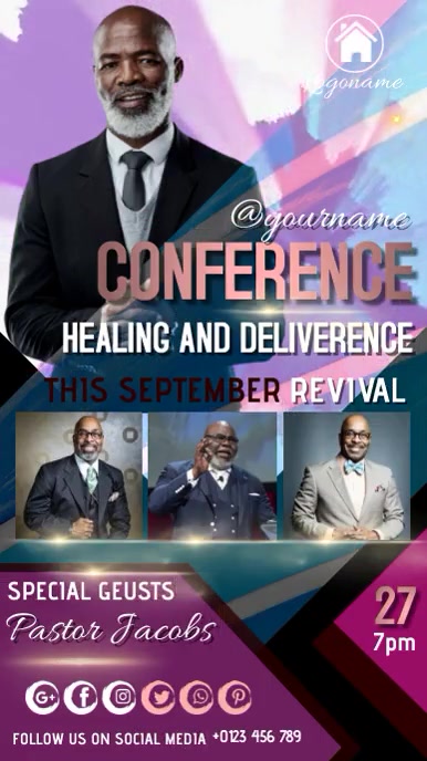 church conference ad template | PosterMyWall
