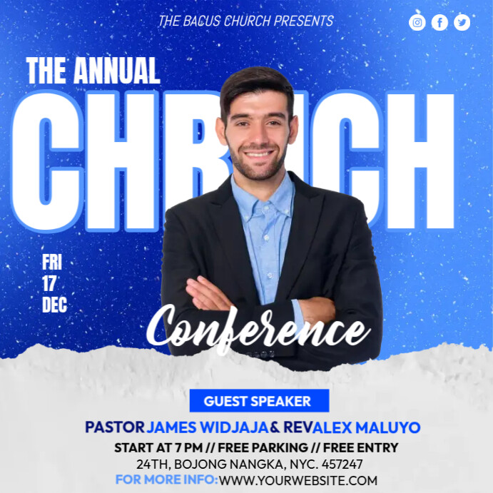 Church Conference Ads Template | PosterMyWall