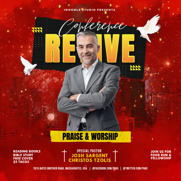 Church Conference Ads Template | PosterMyWall