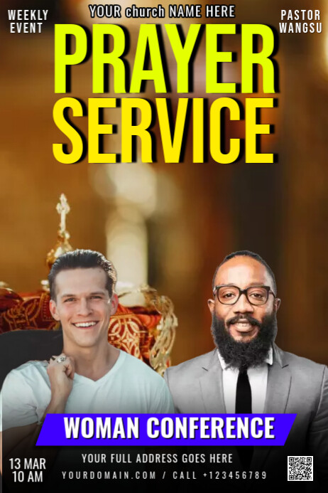 church conference advertisement Template | PosterMyWall