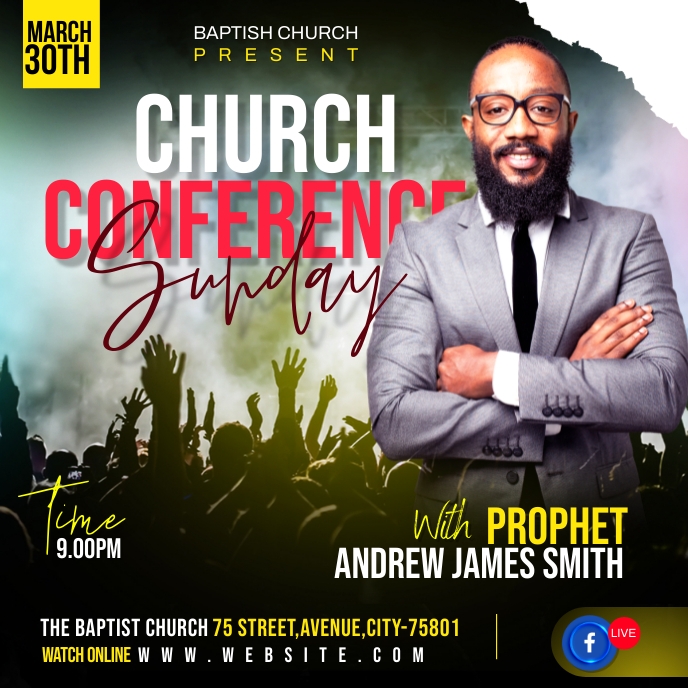 Church Conference album cover Template | PosterMyWall