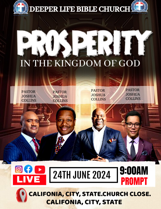 Church Conference And Programs Flyer (us Lett Template | PosterMyWall