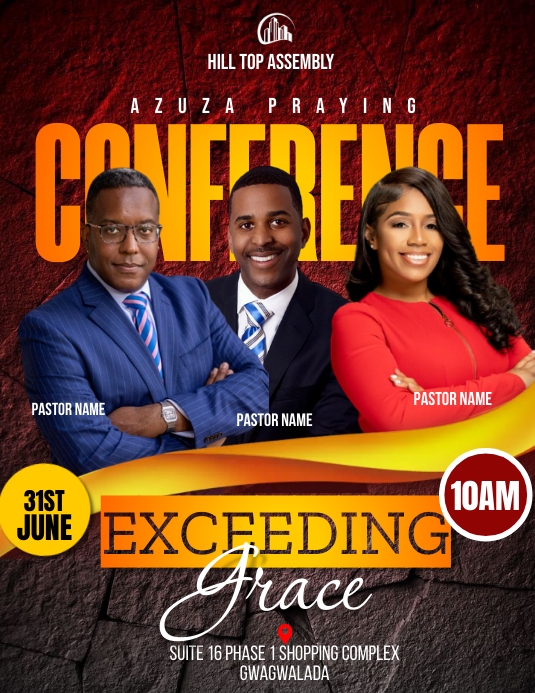 church conference Template | PosterMyWall