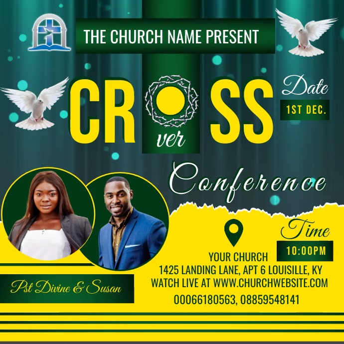 Church Conference Template | PosterMyWall