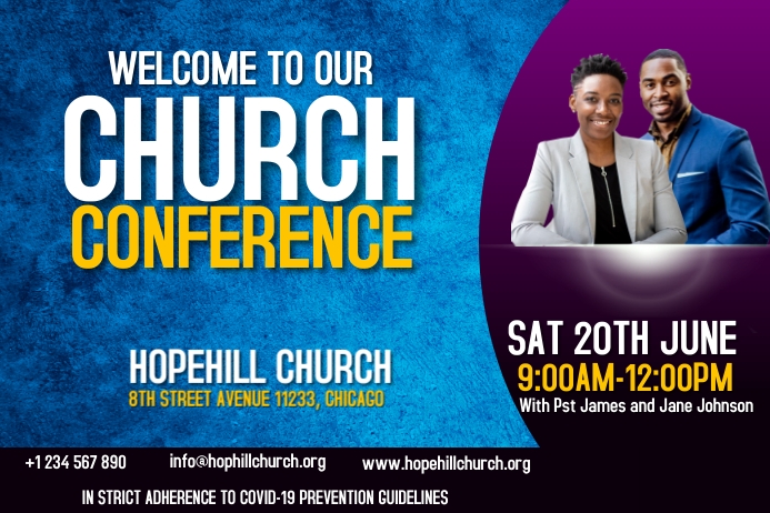 church conference Template | PosterMyWall