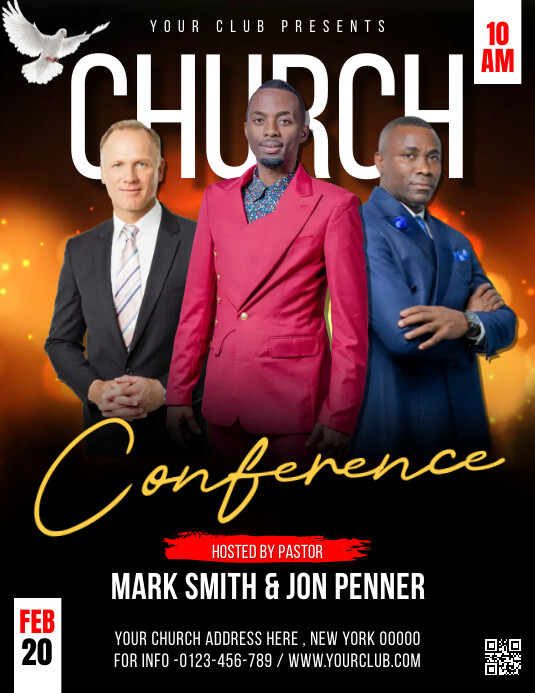 Church Conference Template | PosterMyWall
