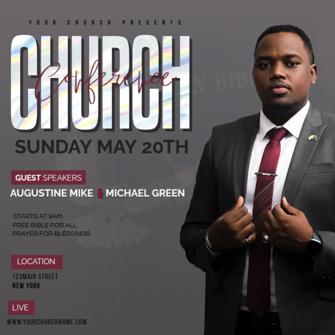 Church Conference | PosterMyWall