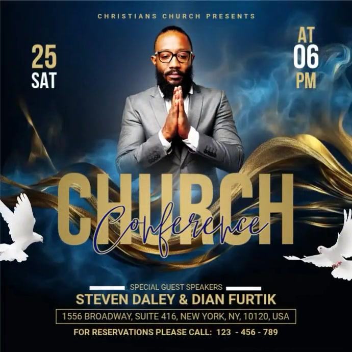Church Conference Template | PosterMyWall
