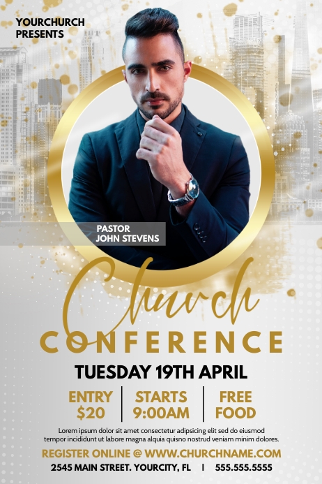 Church Conference Template | PosterMyWall