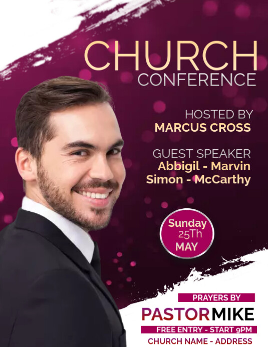 Church Conference Template | PosterMyWall
