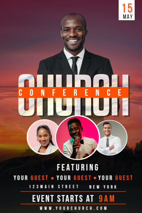 Church Conference Template | PosterMyWall