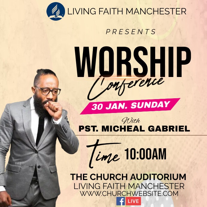 church conference Template | PosterMyWall