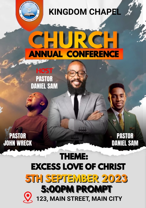 Plantilla de CHURCH CONFERENCE | PosterMyWall