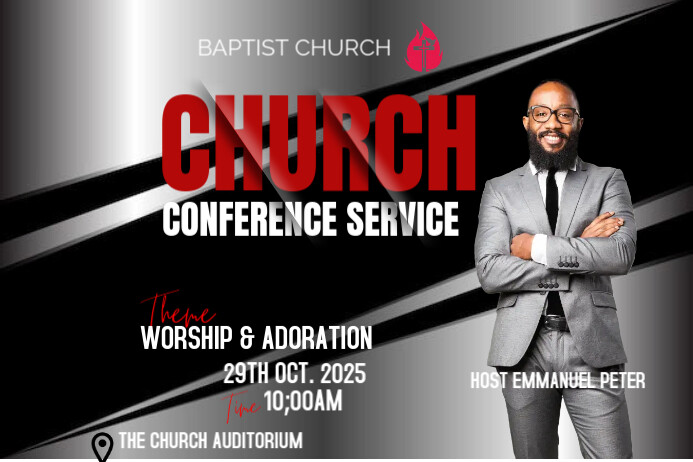 CHURCH CONFERENCE Template | PosterMyWall