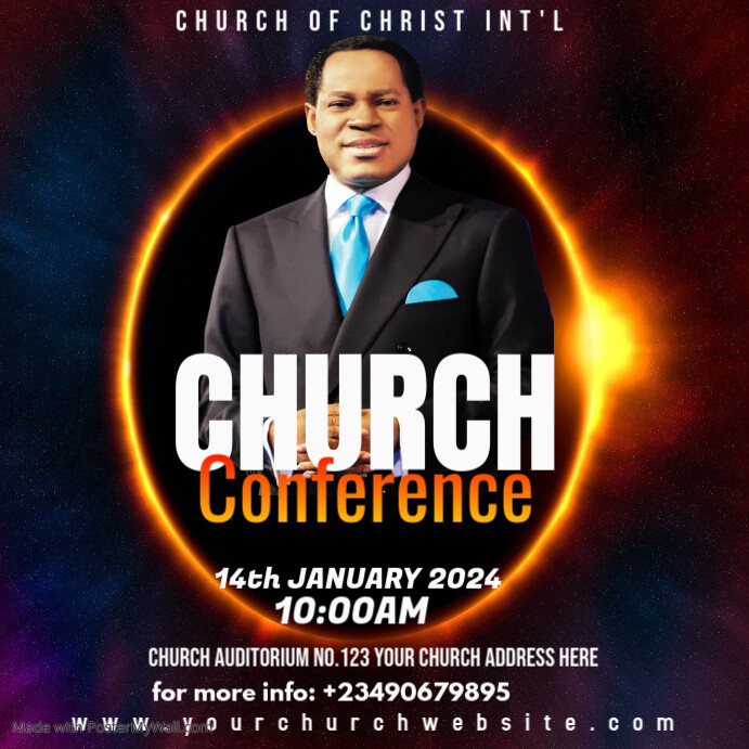 Copy of CHURCH CONFERENCE | PosterMyWall
