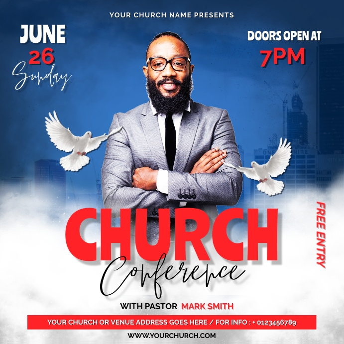 Copy of Church Conference | PosterMyWall