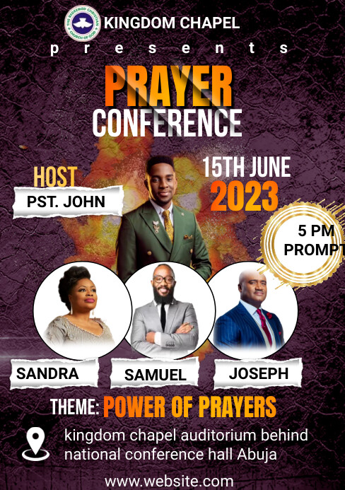 CHURCH CONFERENCE Template | PosterMyWall