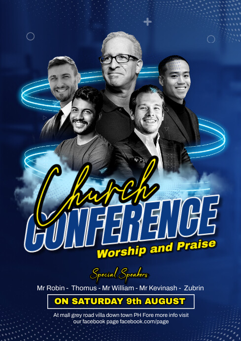 CHURCH CONFERENCE Templat | PosterMyWall