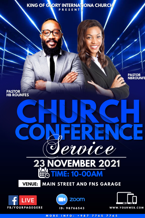 church conference Template | PosterMyWall