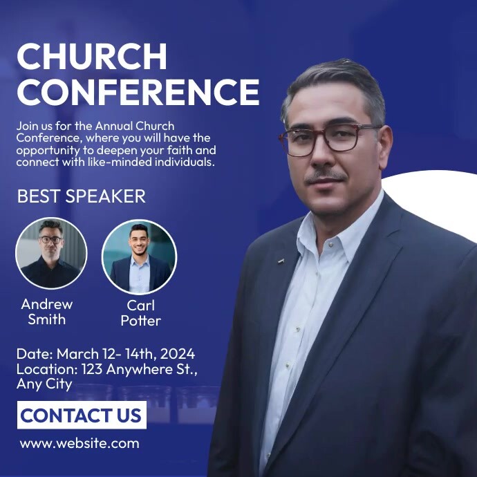 Church Conference Template | PosterMyWall