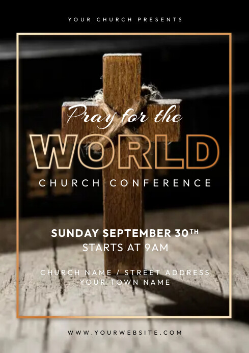 Church Conference Template | PosterMyWall