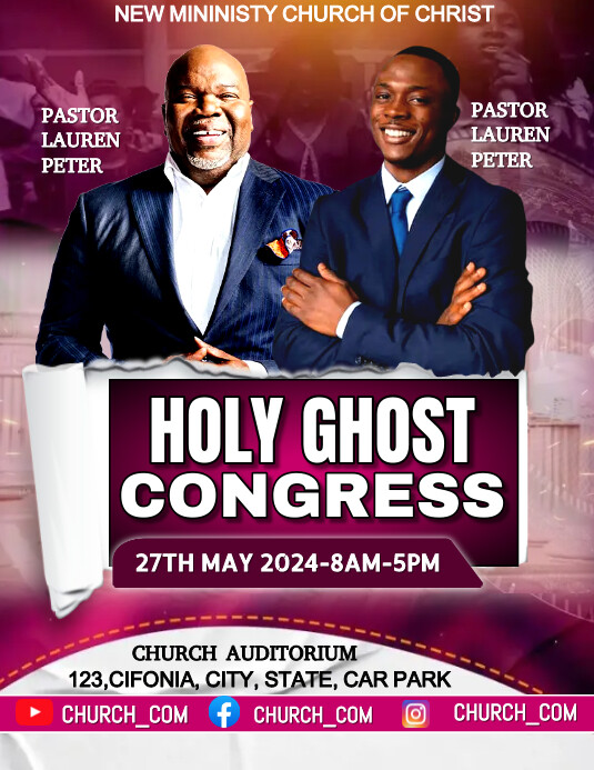 Copy of Church conference design template | PosterMyWall