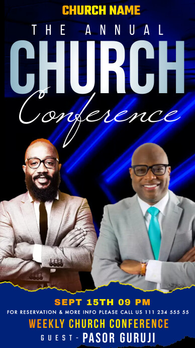 Church Conference Template | PosterMyWall