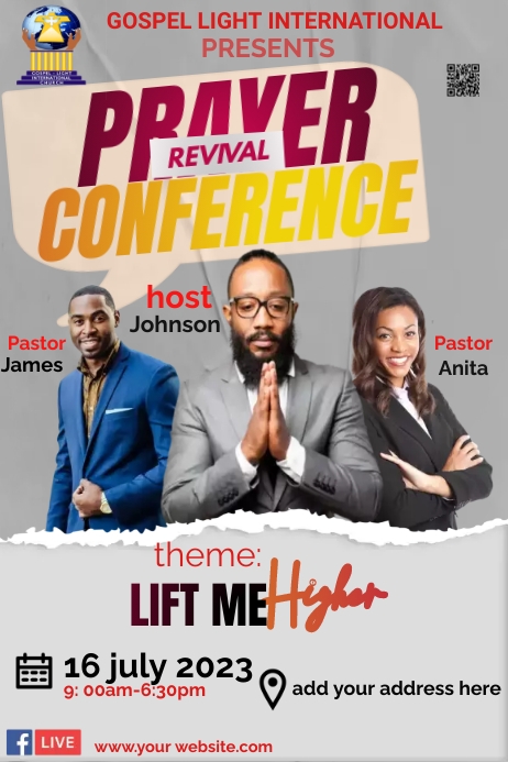 church conference Template | PosterMyWall