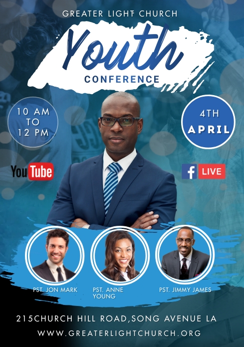 Church Conference Template | PosterMyWall