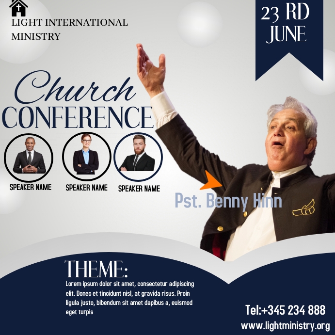 Church Conference Template | PosterMyWall