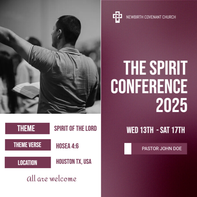 Church Conference Template | PosterMyWall