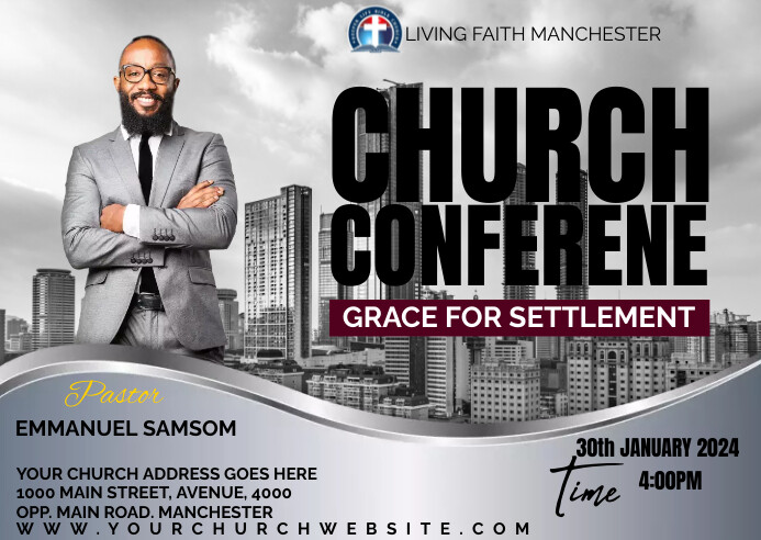 Plantilla de church conference | PosterMyWall