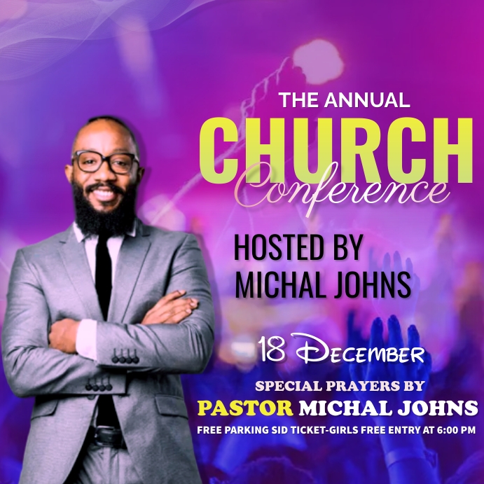 Church conference Template | PosterMyWall