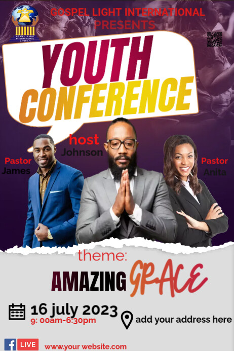 church conference Template | PosterMyWall