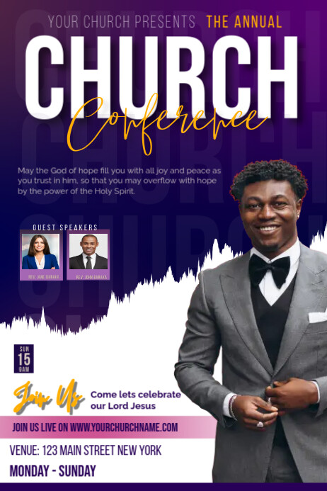 Church Conference Template | PosterMyWall