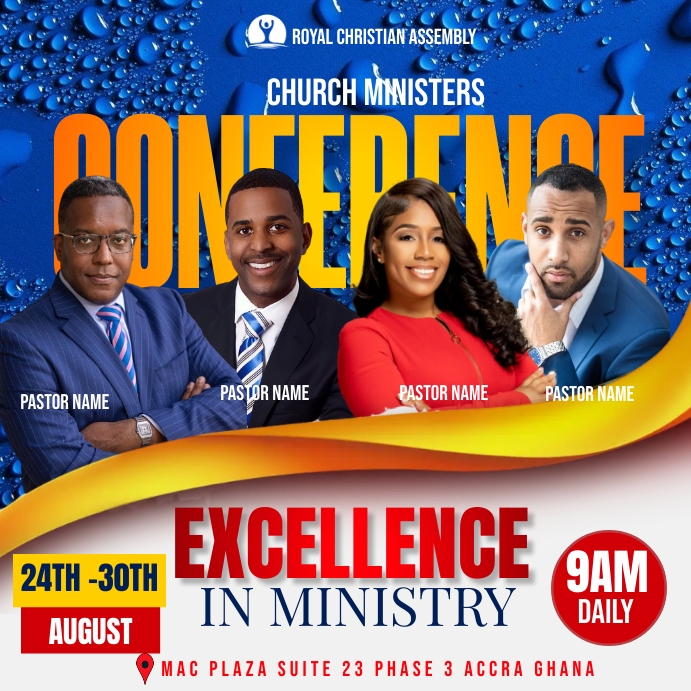 Copy of church conference | PosterMyWall