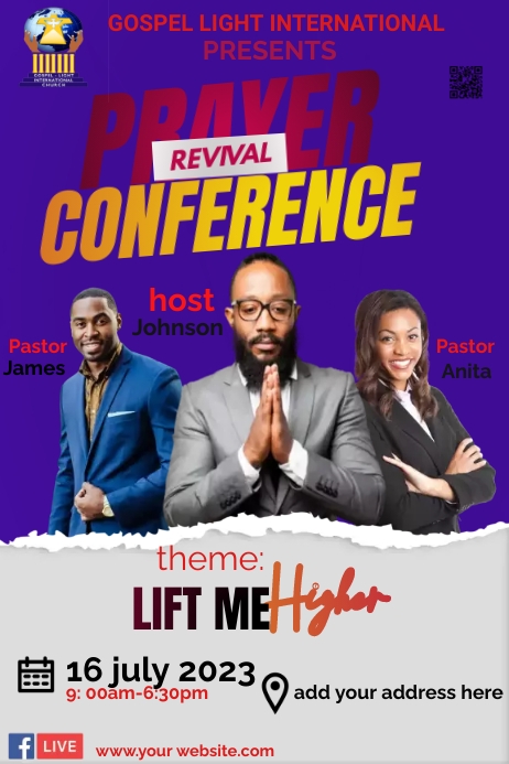 church conference Template | PosterMyWall