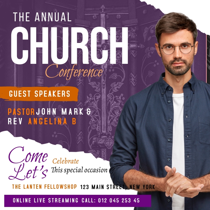 Church Conference Template | PosterMyWall
