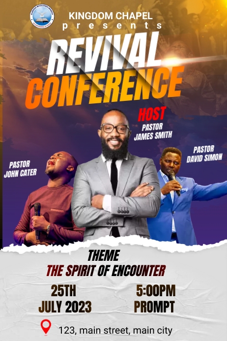 CHURCH CONFERENCE Template | PosterMyWall