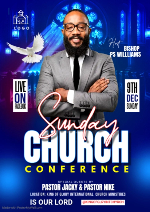 CHURCH CONFERENCE Template | PosterMyWall